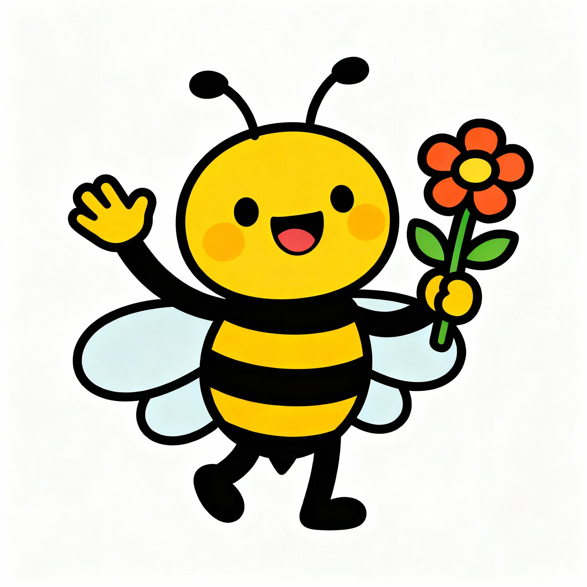 Bee Cartoon Drawings - Create Cute Bee Art With AI