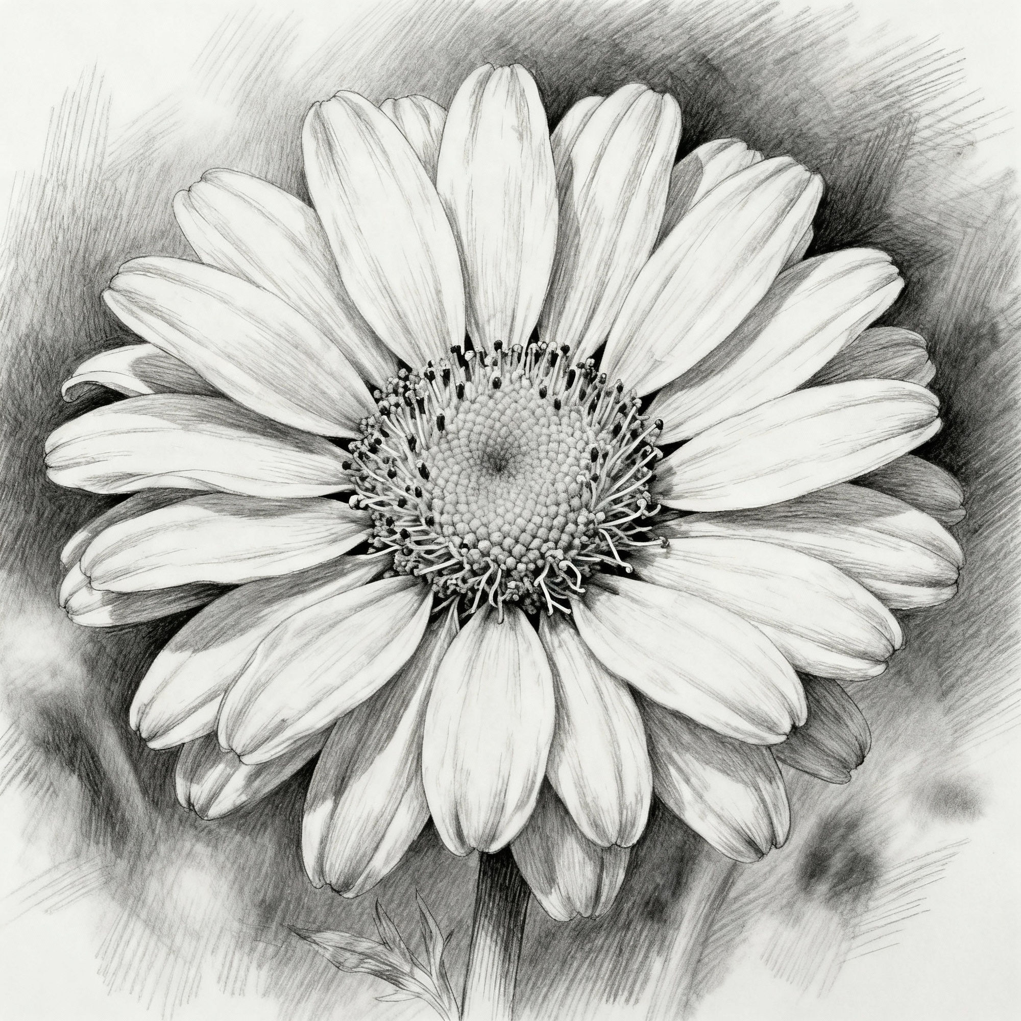 Realistic Daisy Drawing - Create Your Own AI Art