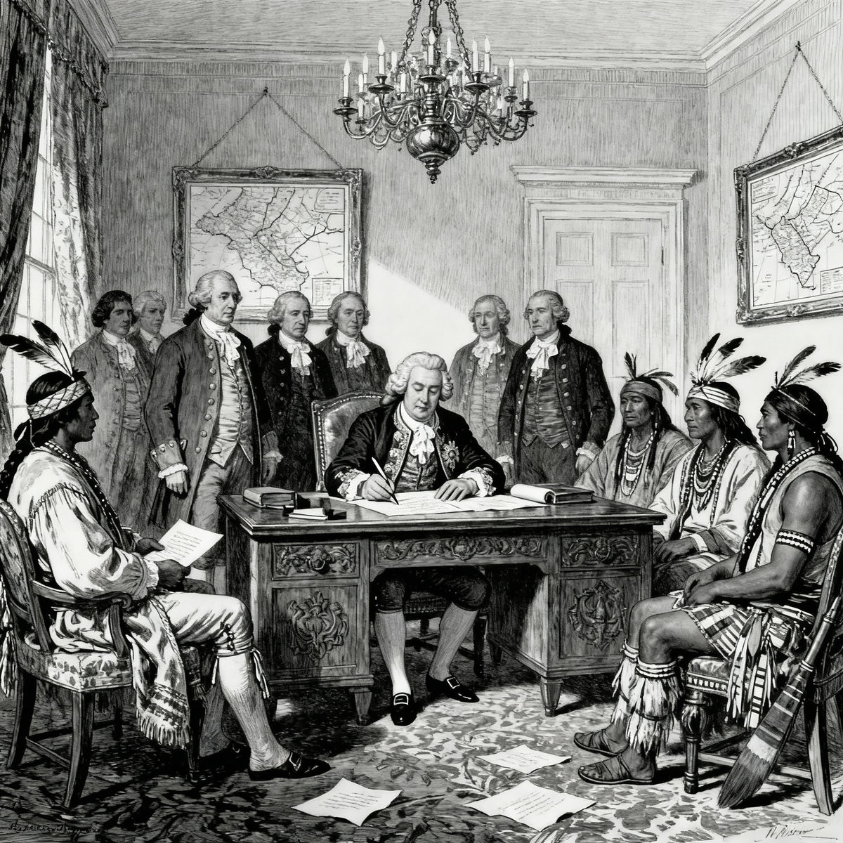 Proclamation Of 1763 Drawings - AI Art Gallery