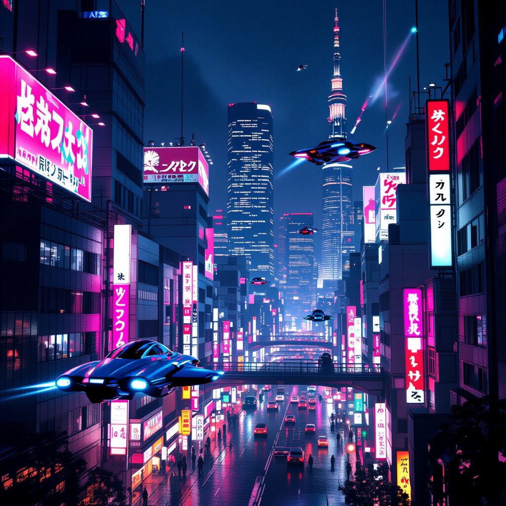 Tokyo Wallpaper - AI Generated Cityscapes & Scenes