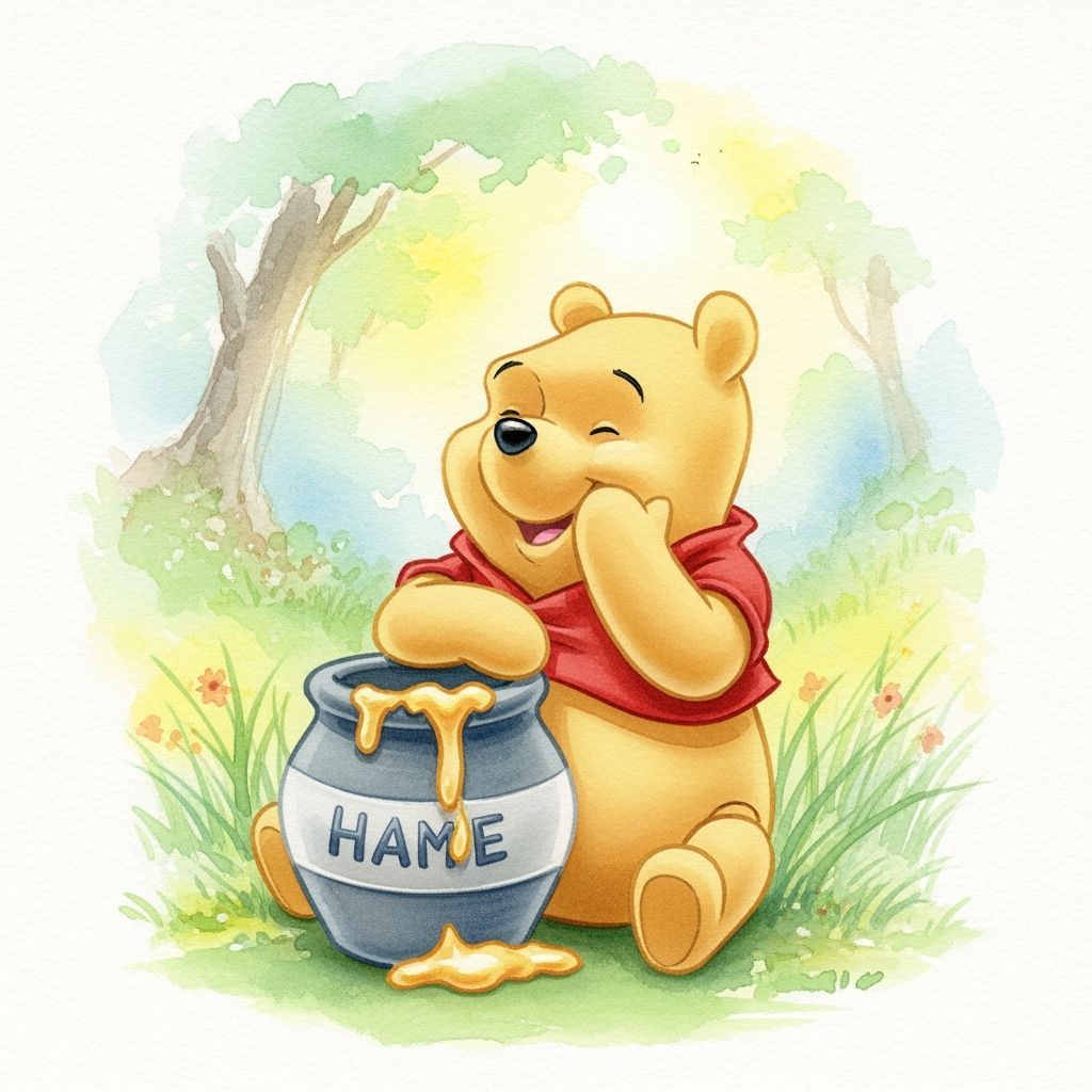Create A Winnie The Pooh Drawing With AI