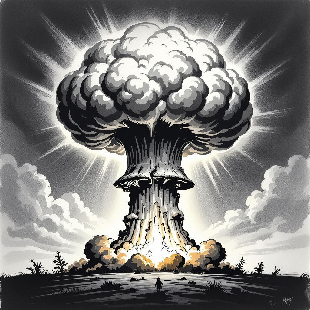 Nuke Drawings - AI Generated Art Gallery