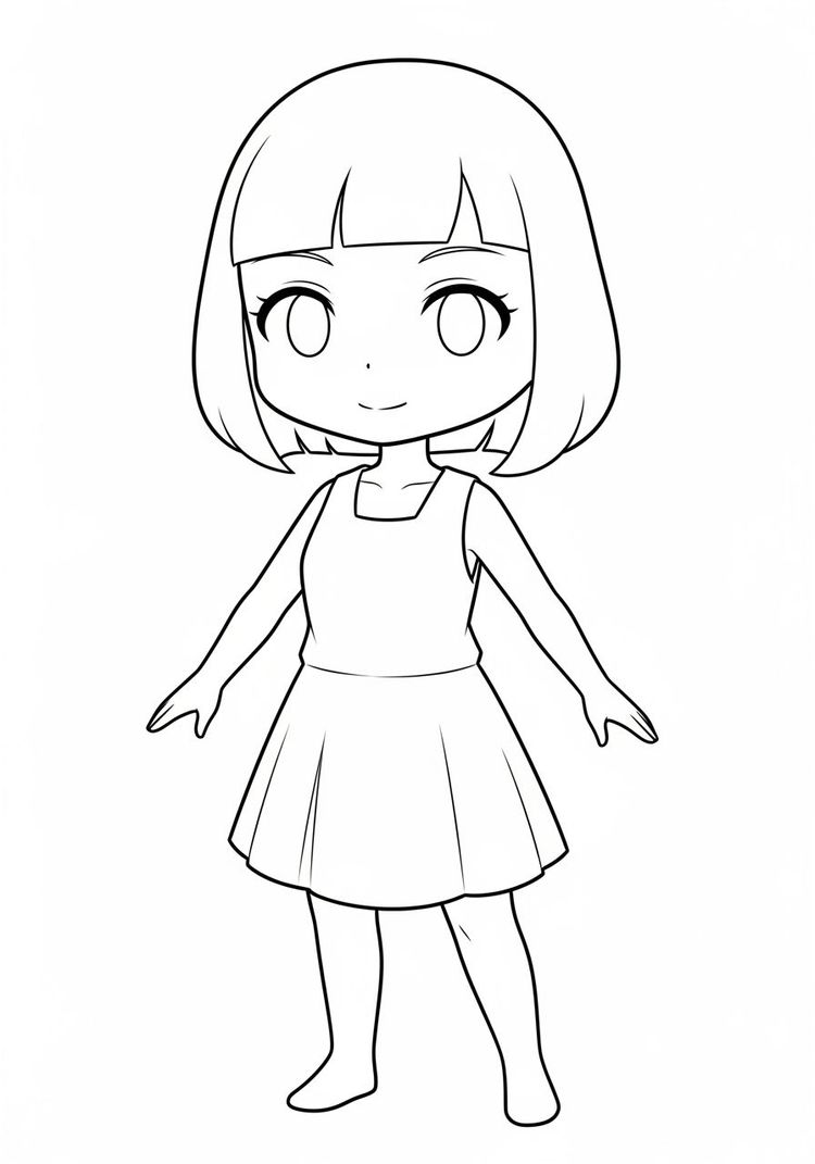 Chibi Drawing Bases Gallery - Create Your Own Chibi Characters