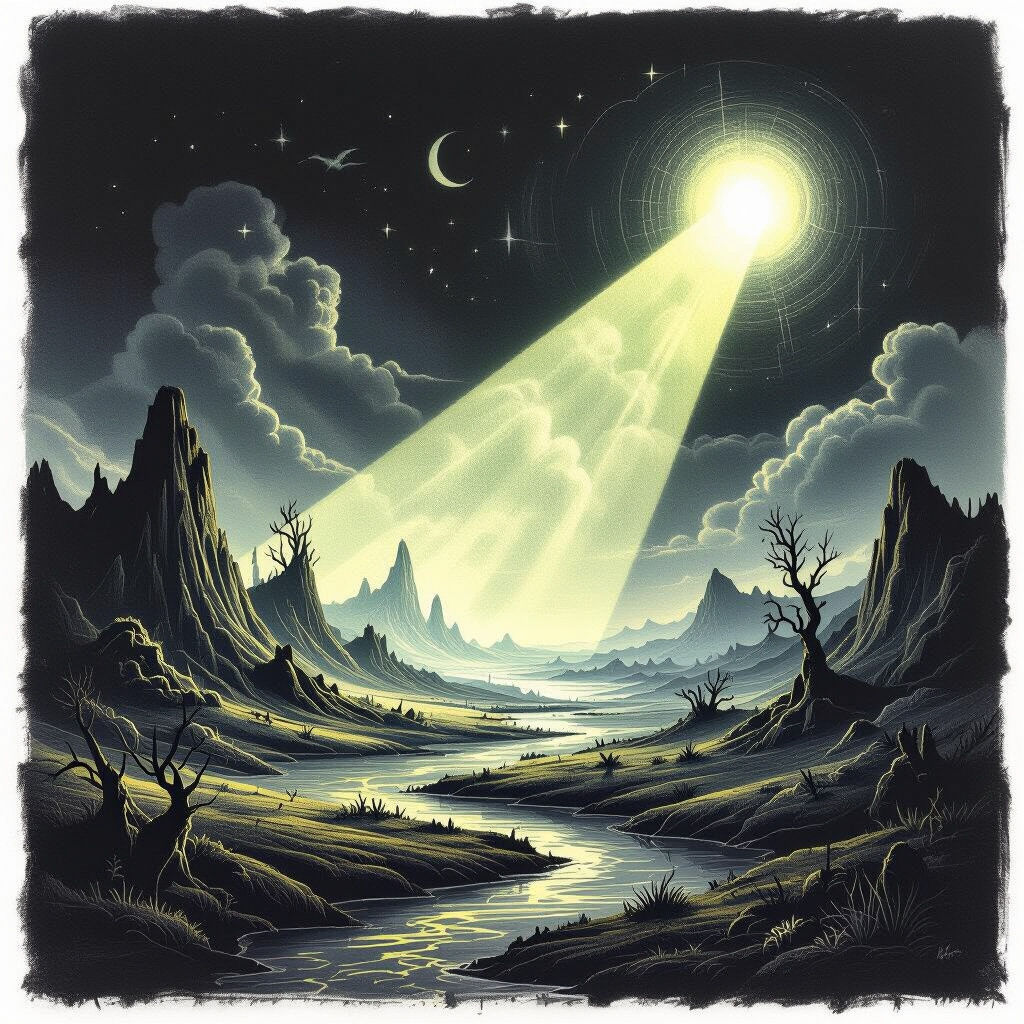 Flashlight Drawings - AI Art Generator