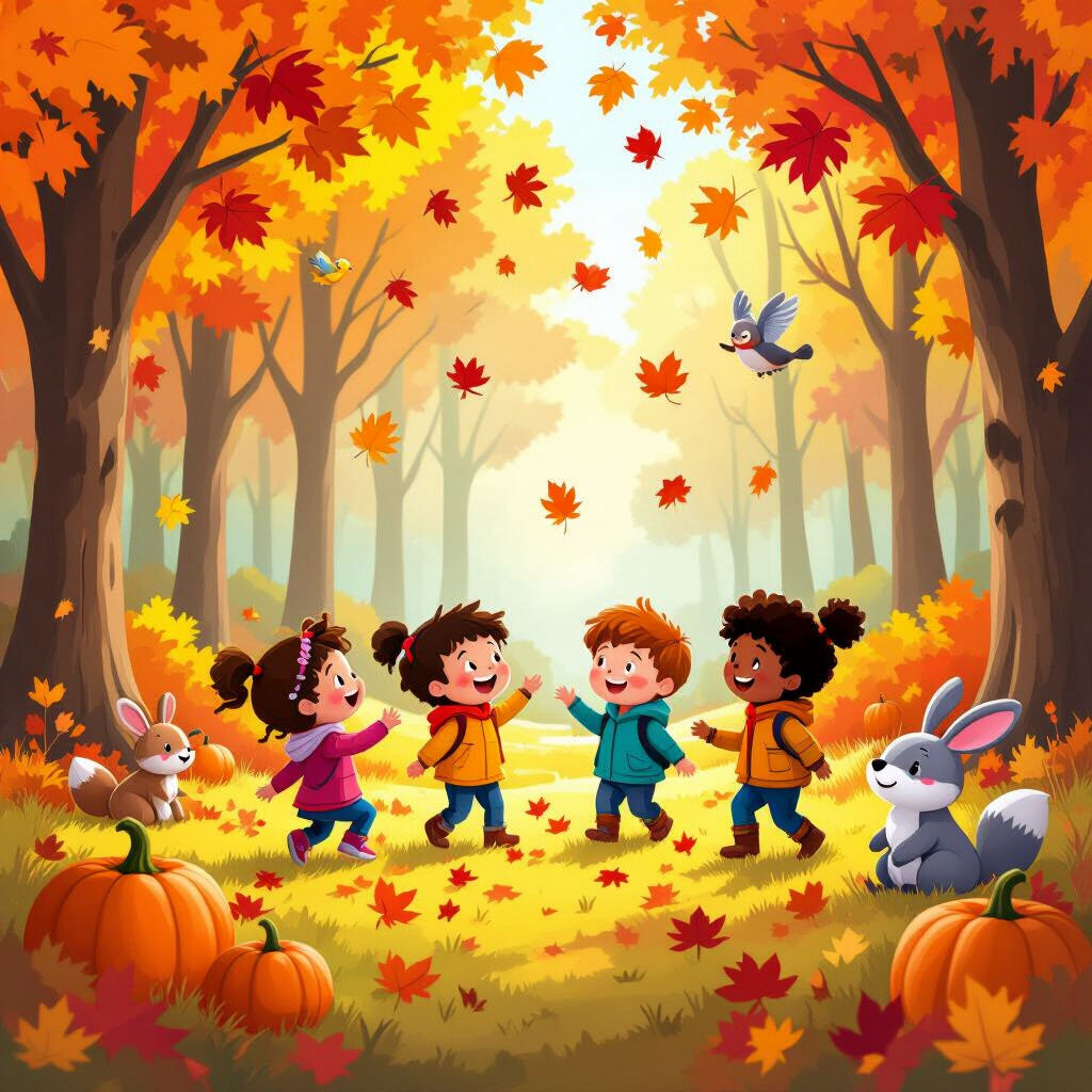 Fall Pictures For Kids - Create Adorable Autumn Art