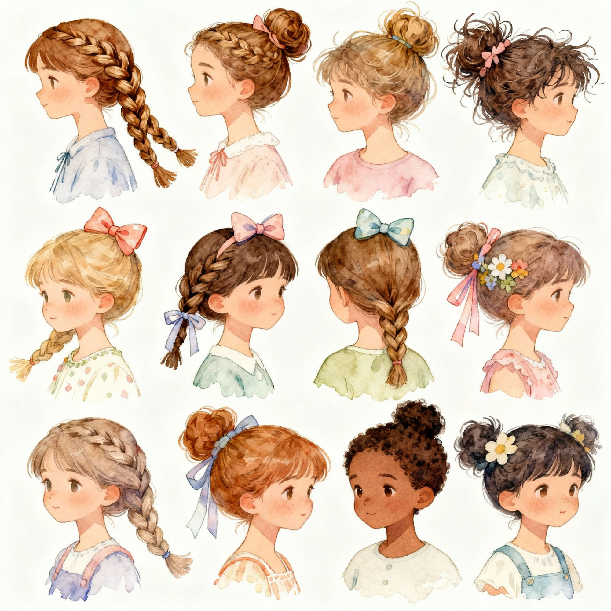 Cute Hairstyles Drawing Gallery - Get Inspired By AI Art