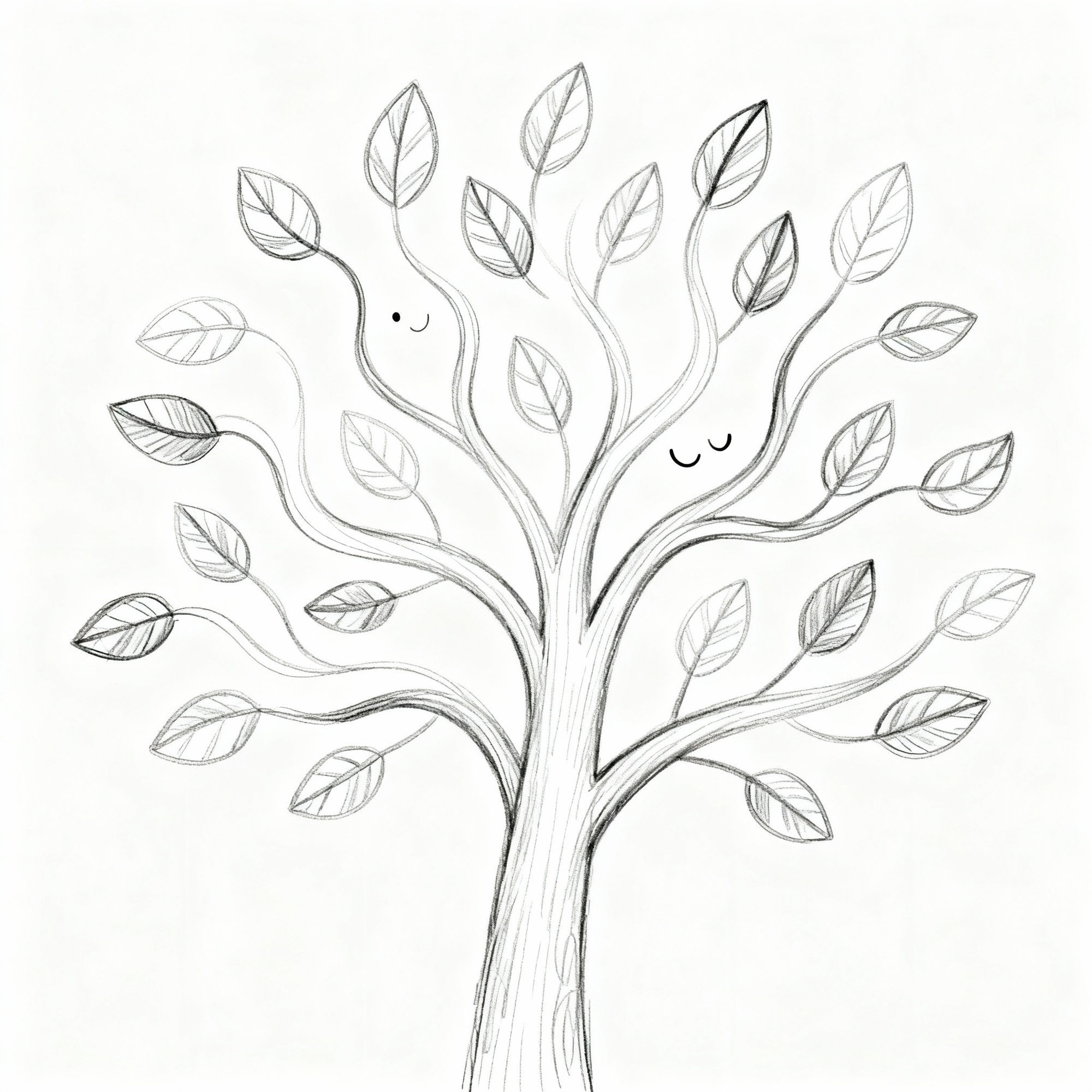 Easy Tree Drawings - AI Art Generator | Nightcafe