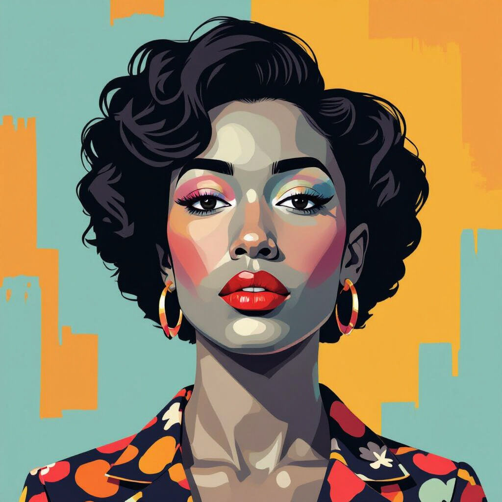 Amy Sherald Art - AI Generated Portraits