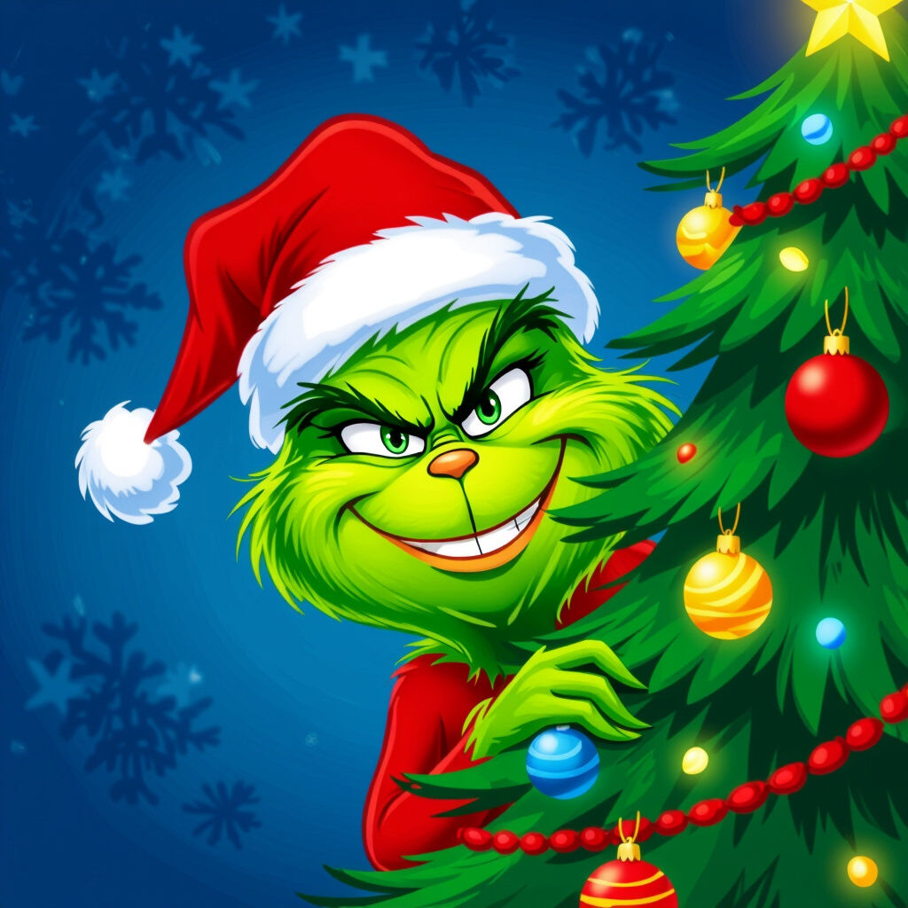 Grinch Computer Wallpaper - Get Festive AI Art