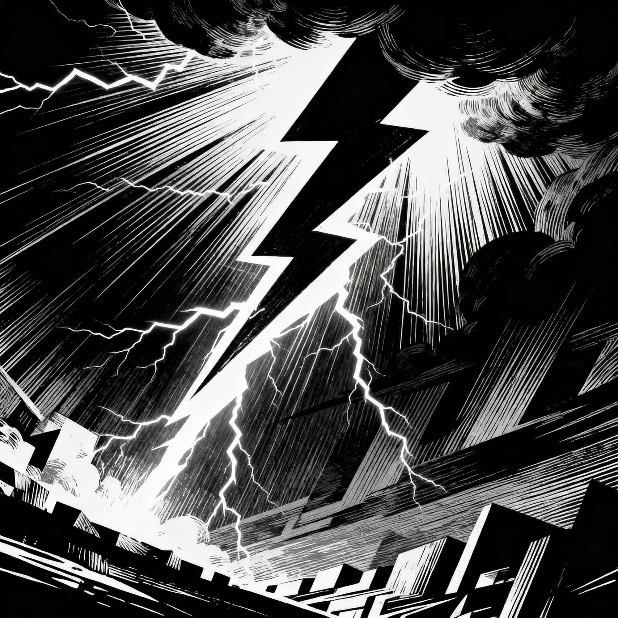 Thunderbolt Drawings - Create Your Own AI Art
