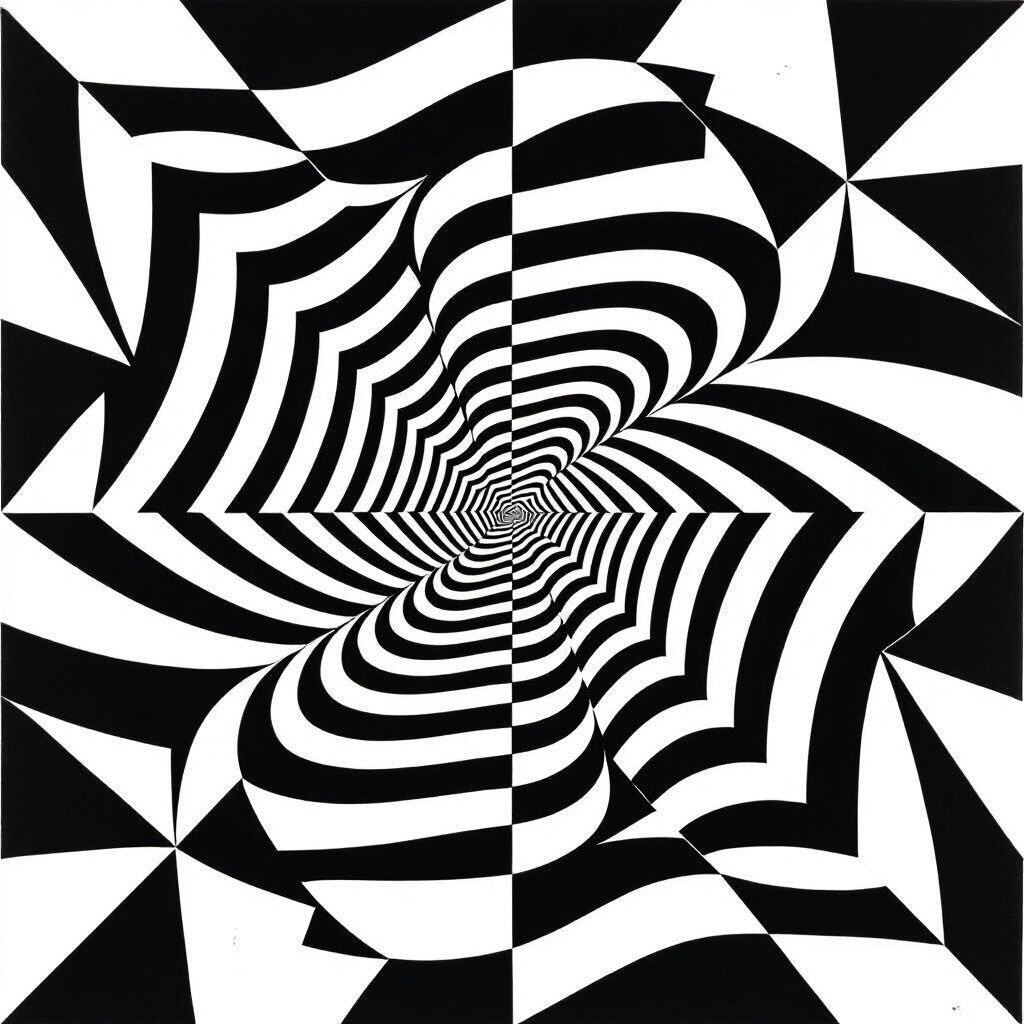 Op Art Examples - AI Generated Art