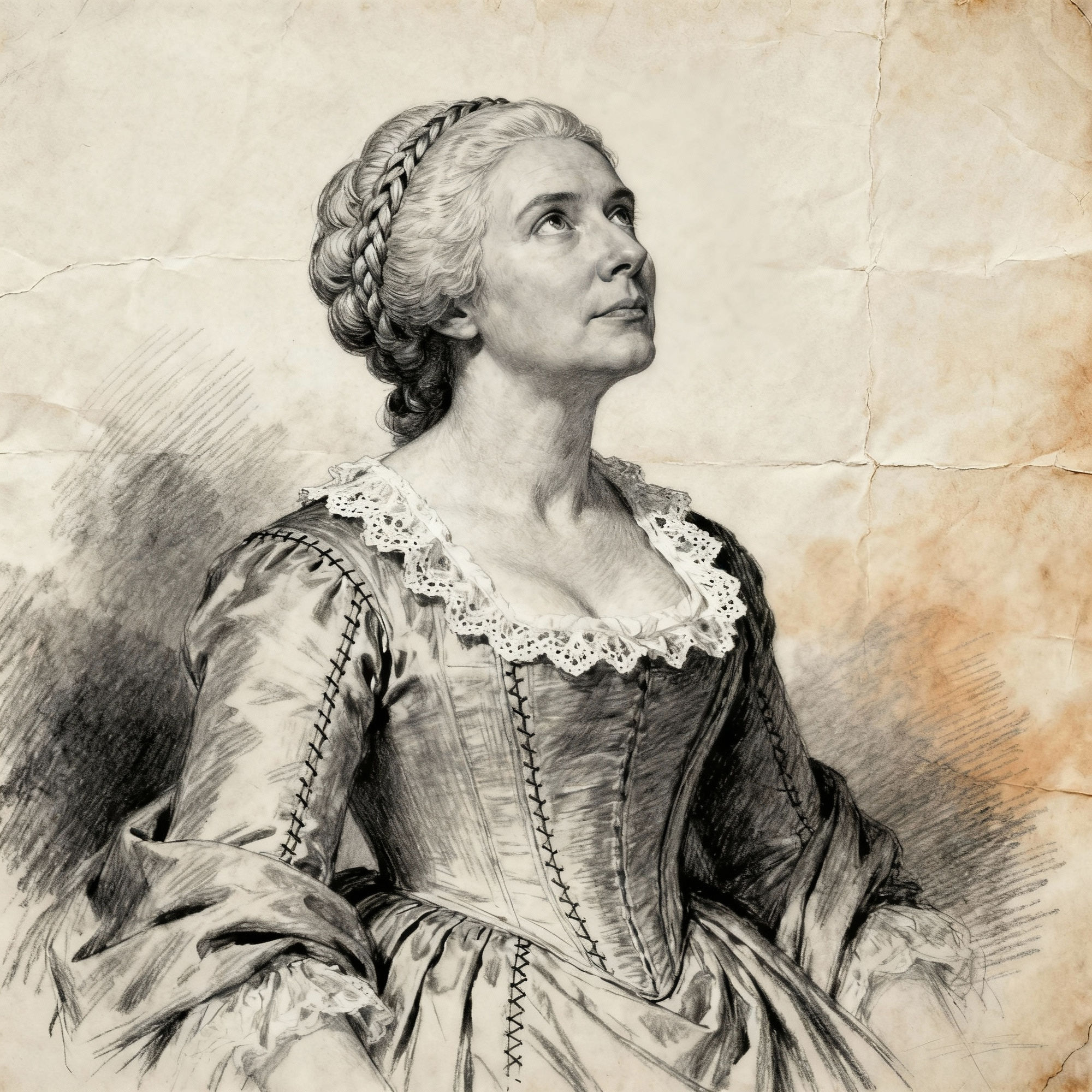 Abigail Adams Drawings - AI Art Gallery