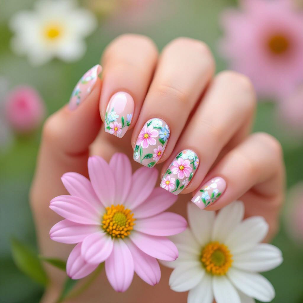 Spring Nail Art Designs - Get Inspired With AI