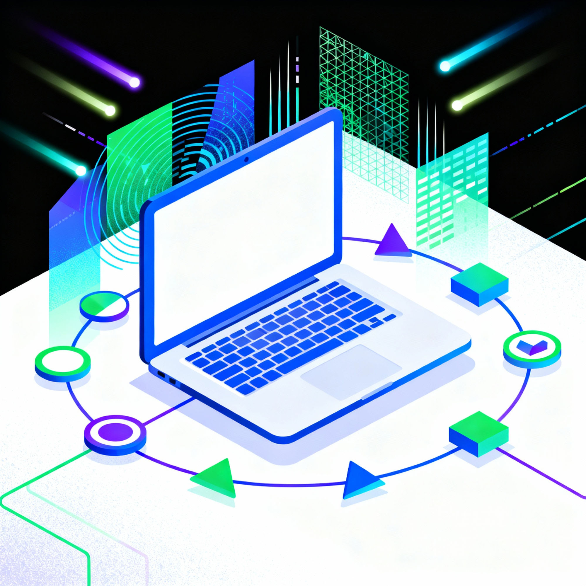 Computer Clip Art - AI Generated Designs