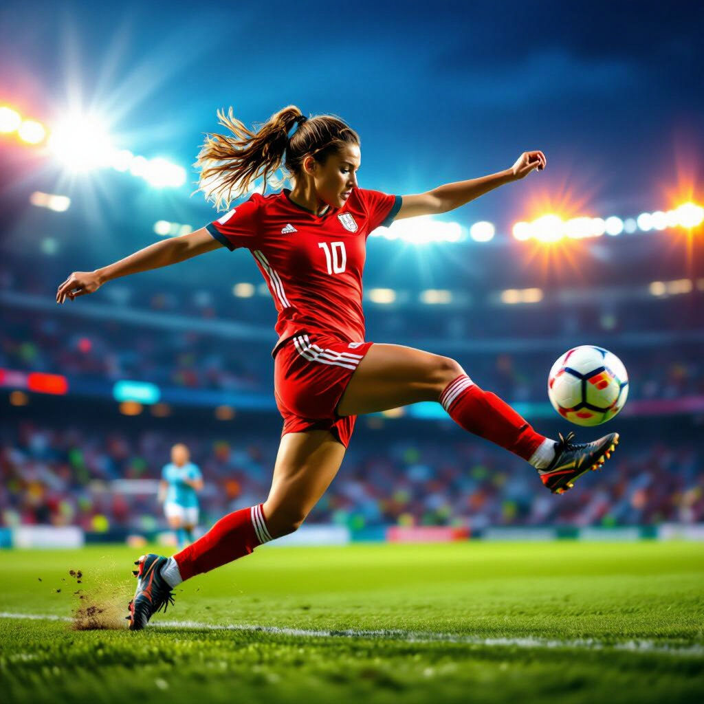Soccer Wallpaper Girl - Create Stunning AI Wallpapers