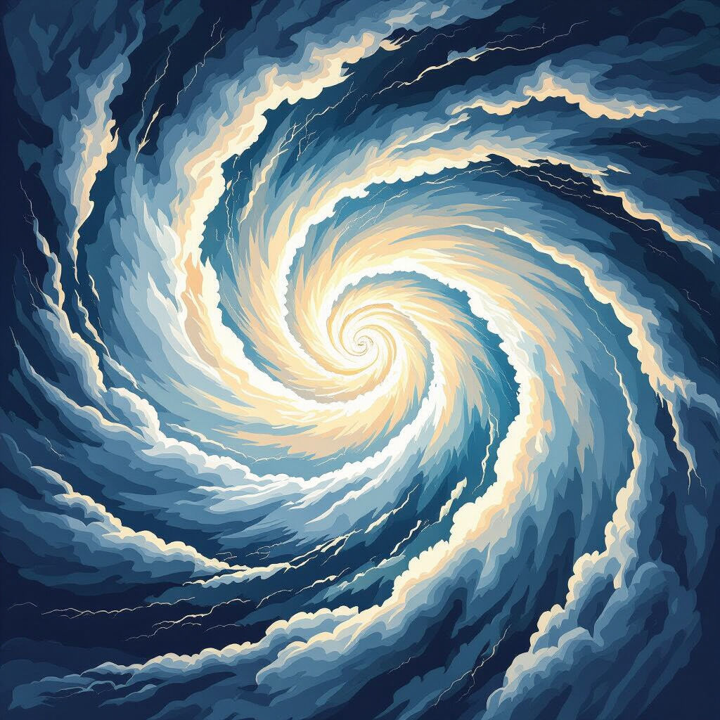 Hurricane Clip Art - AI Generated Graphics