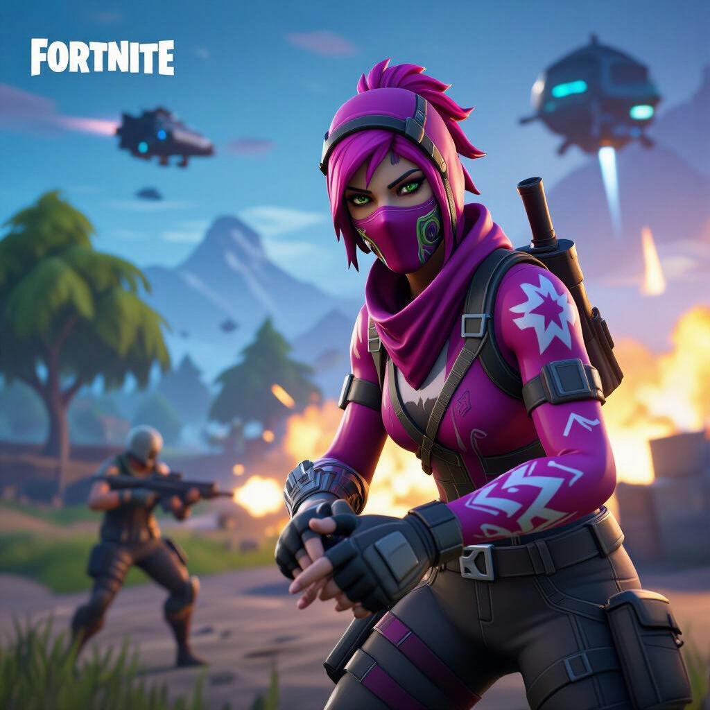 Fortnite Pictures & Sweaty Skins - AI Generated
