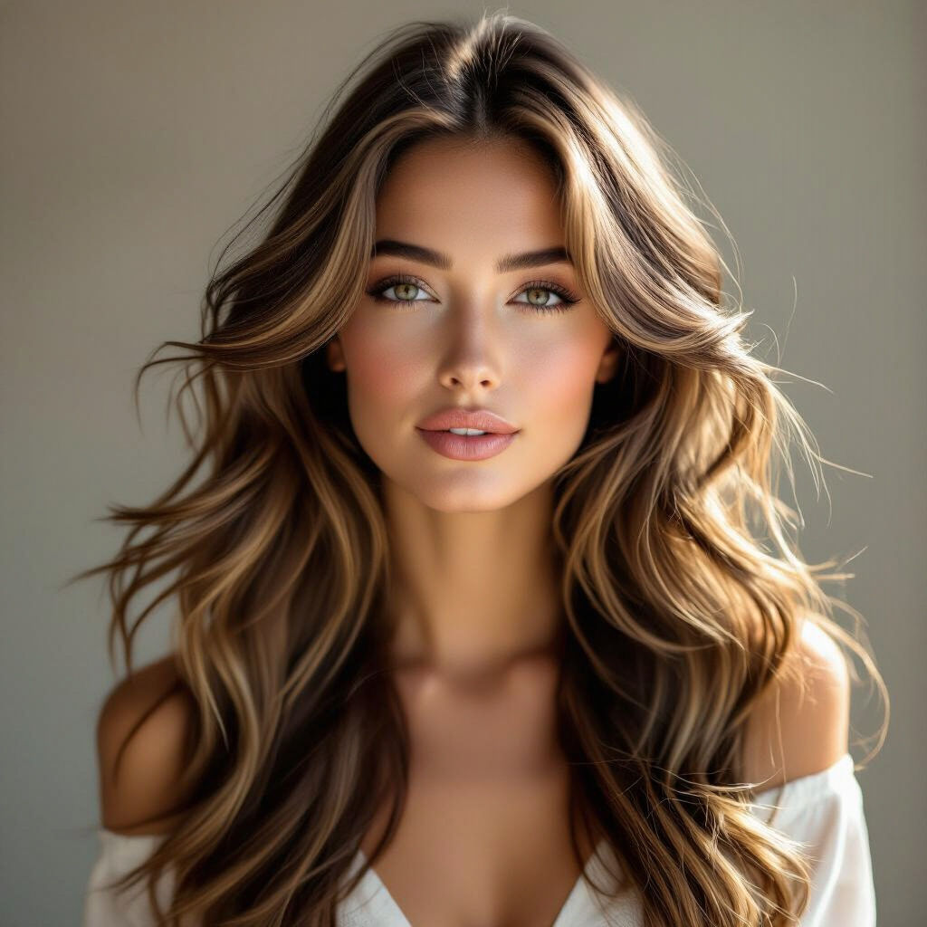 Long Layered Haircuts - AI Generated Pictures