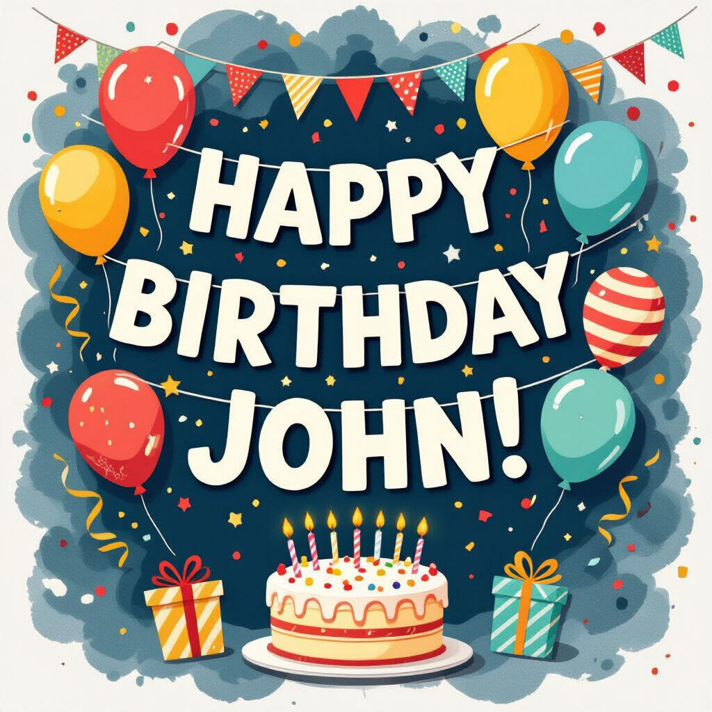 Happy Birthday John Images - Create Unique Birthday Art