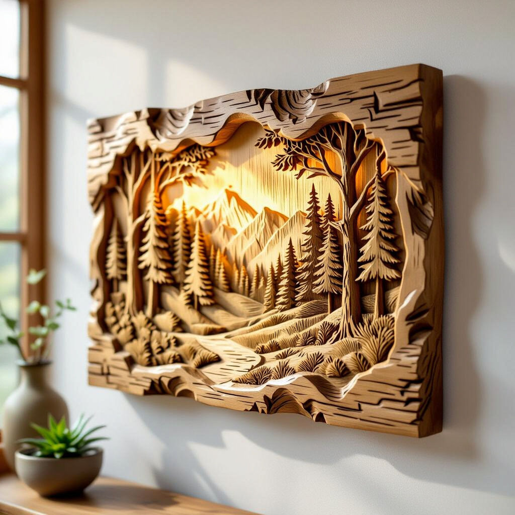 Handmade Wooden Wall Art - Create Yours With AI