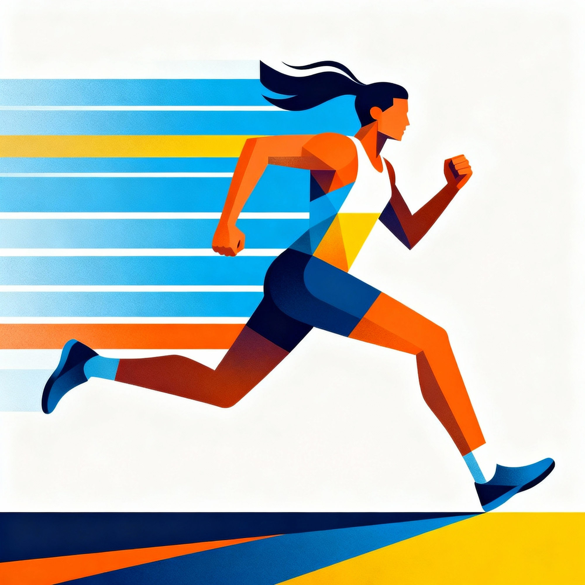 Run Clip Art - AI-generated & Customizable