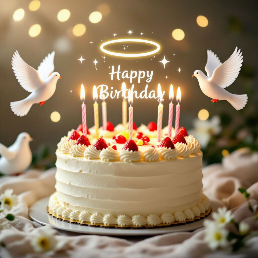 Happy Birthday Religious Images - AI Generated