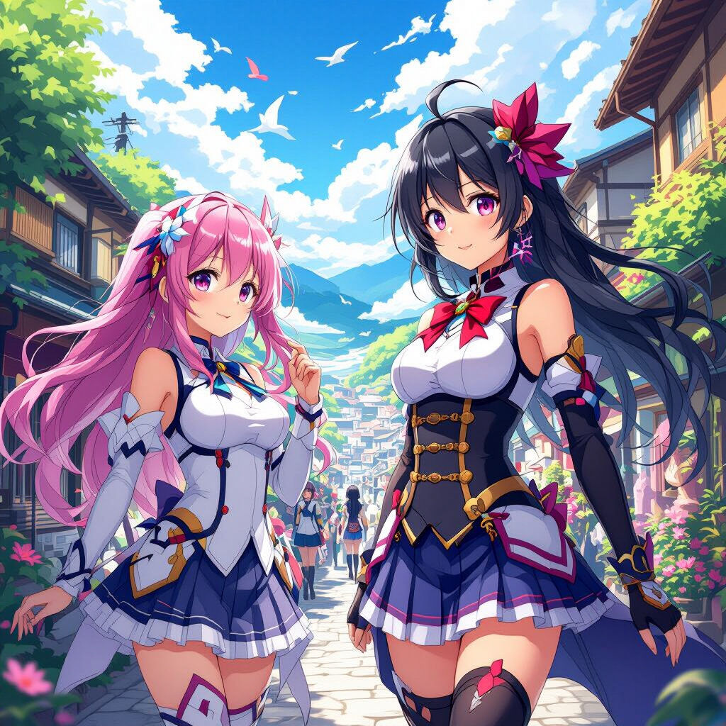 Anime Art Drawings - AI Generated Art