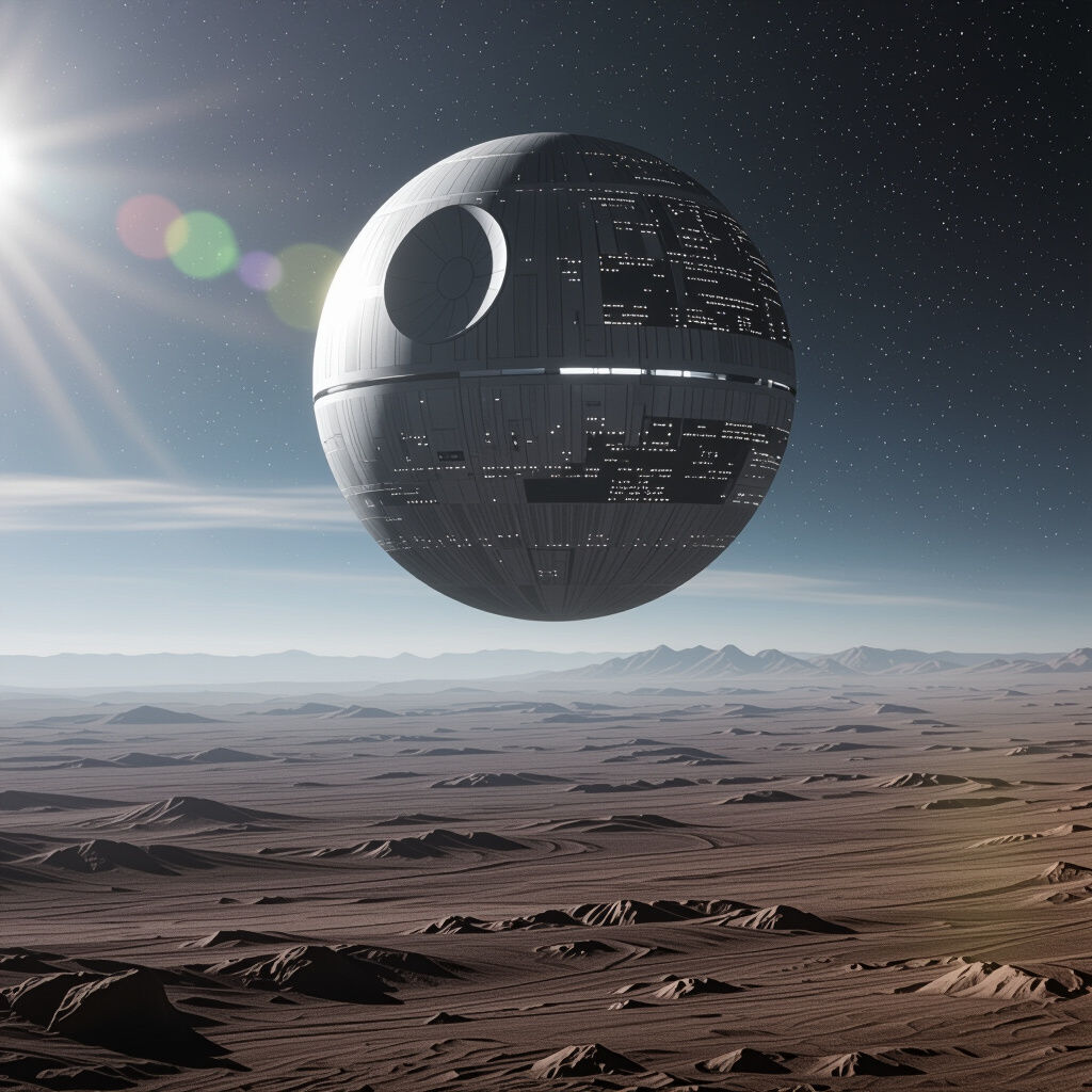 Death Star Wallpapers - AI Generated Sci-fi Art