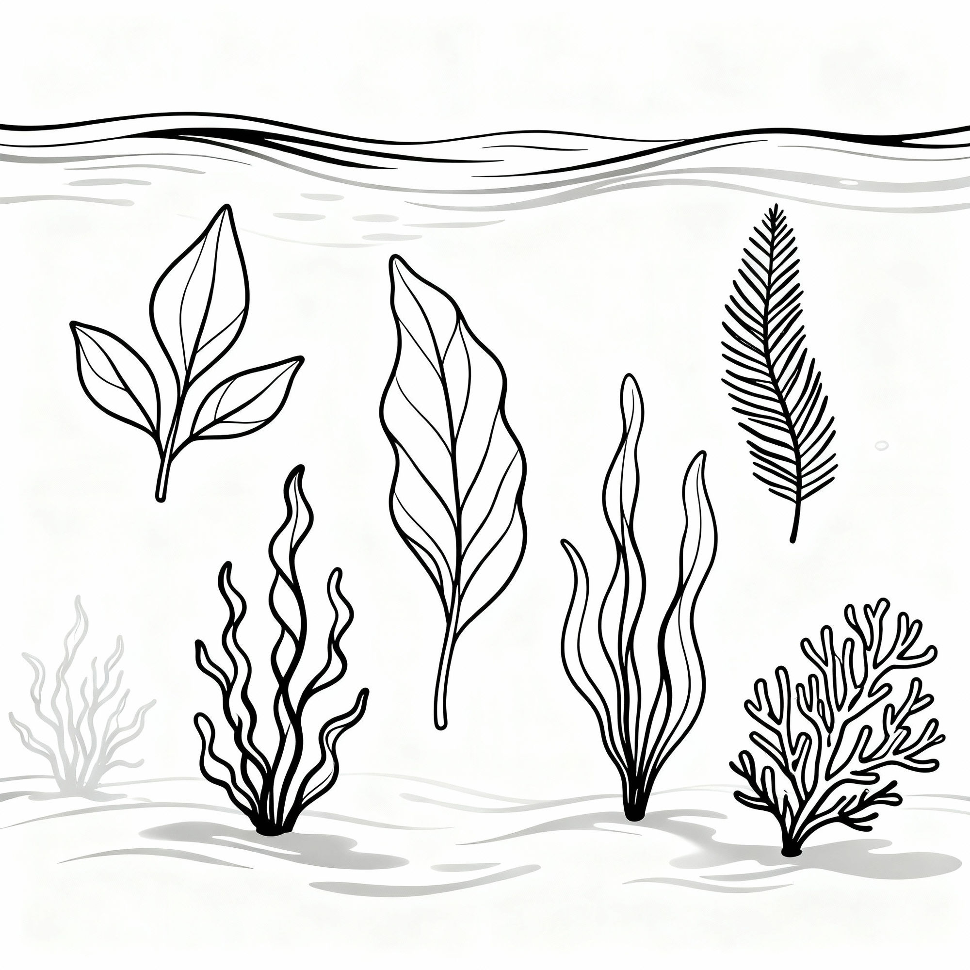 Easy Seaweed Drawings - Create Yours With AI