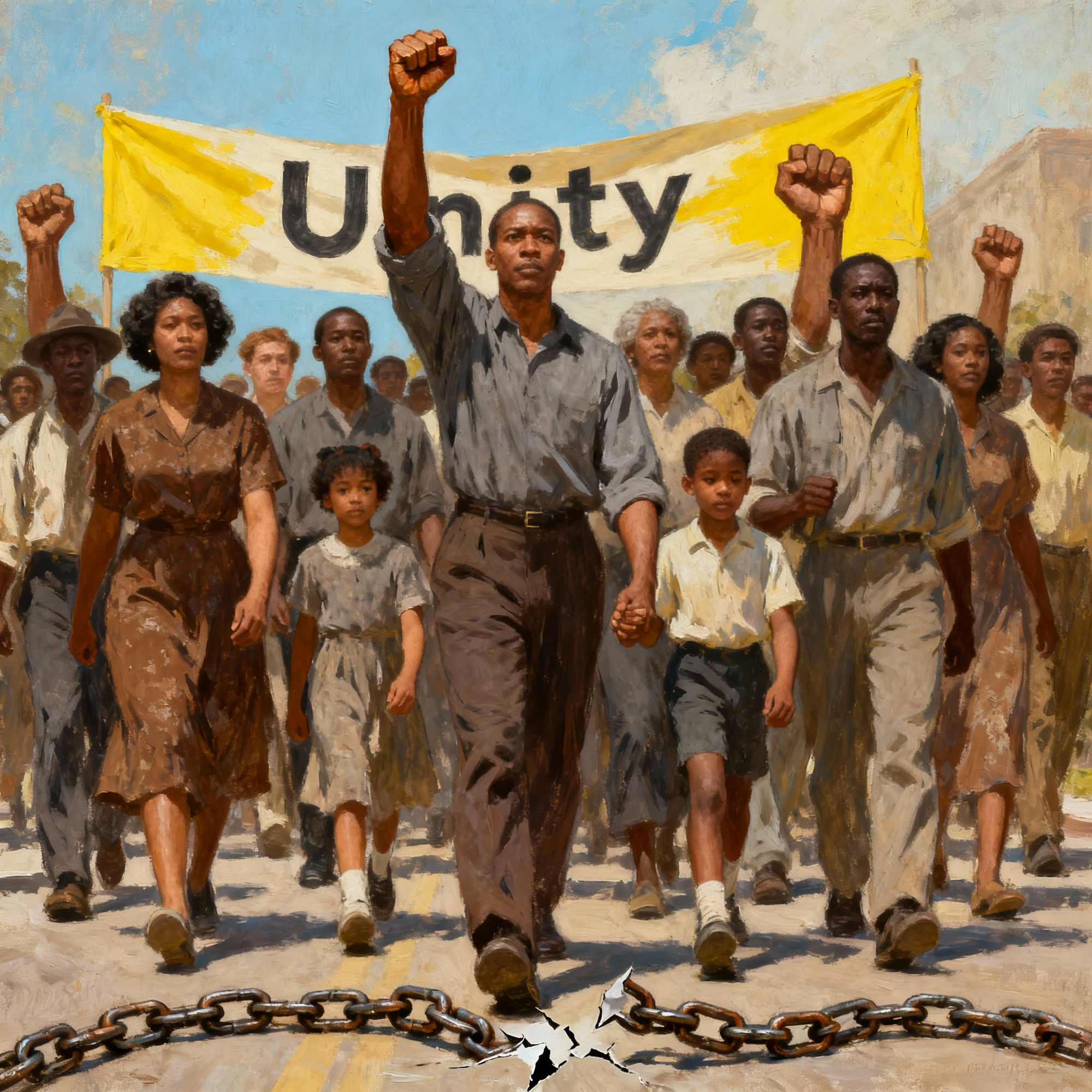 Civil Rights Movement Drawings - AI Art Gallery