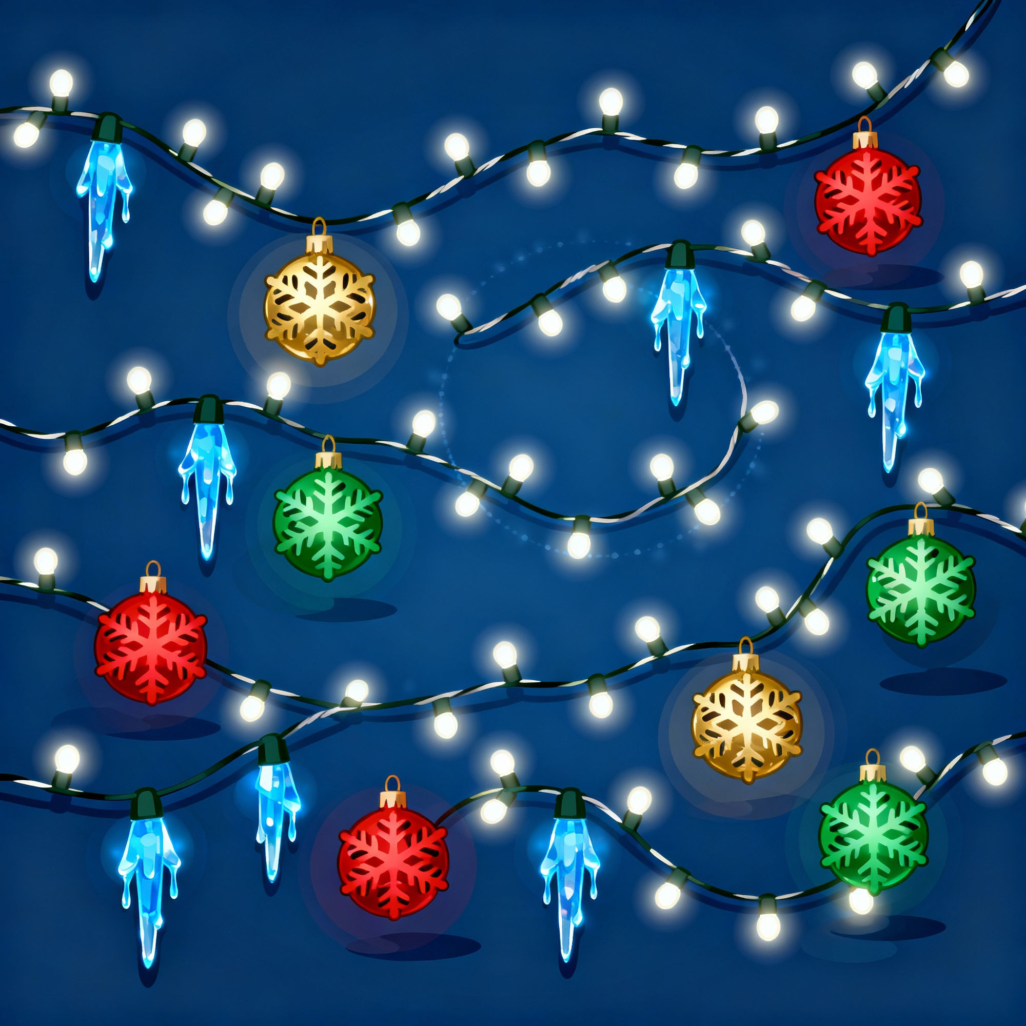 Christmas Lights Clip Art - Create Festive Designs With AI