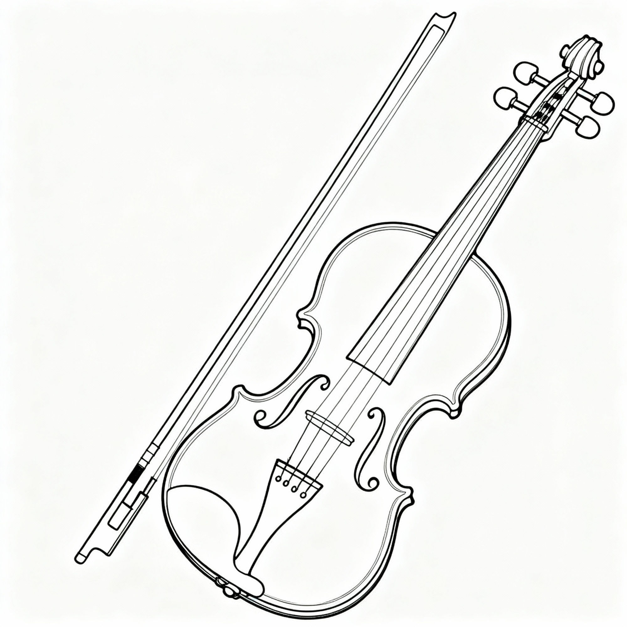 Easy Violin Drawings - Create And Discover AI Art