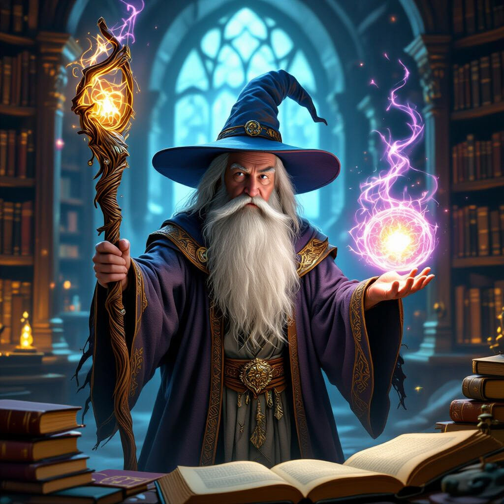 Wizard Wallpapers - AI-generated Magical Art