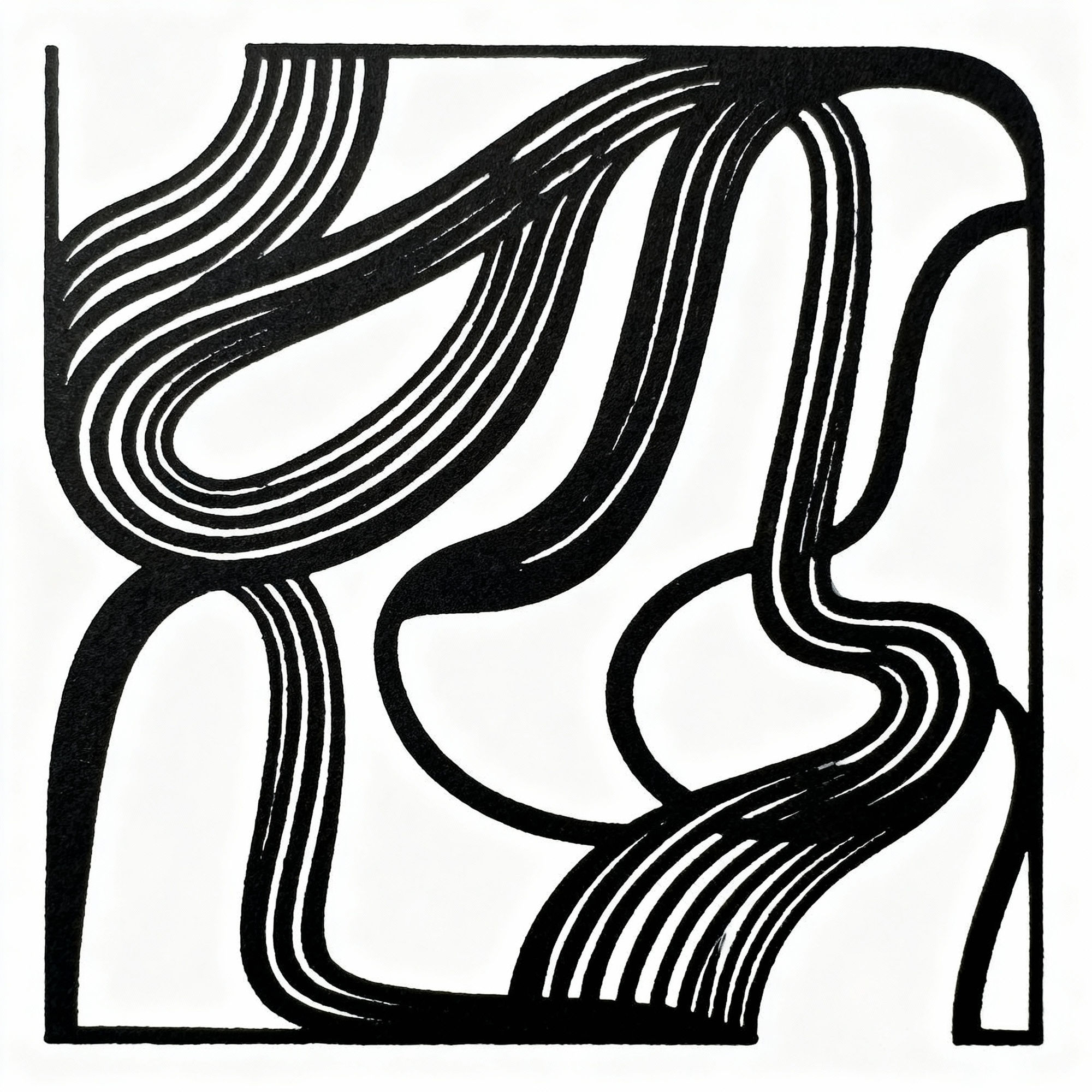 Abstract Line Drawing Art - Create Your Own
