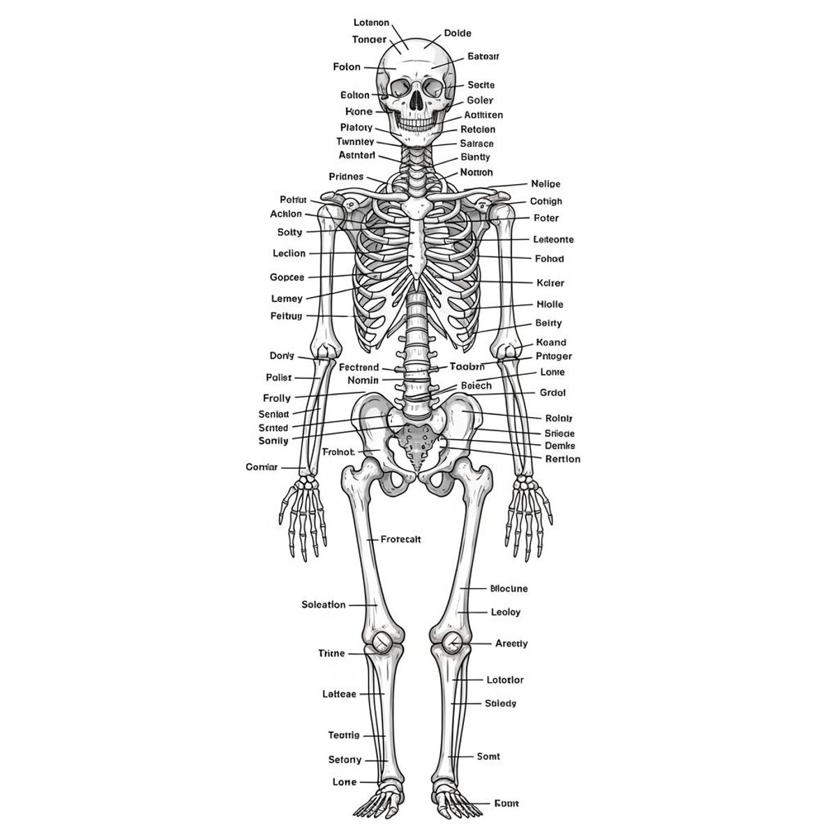 Detailed Skeleton Drawing Tutorials And Art