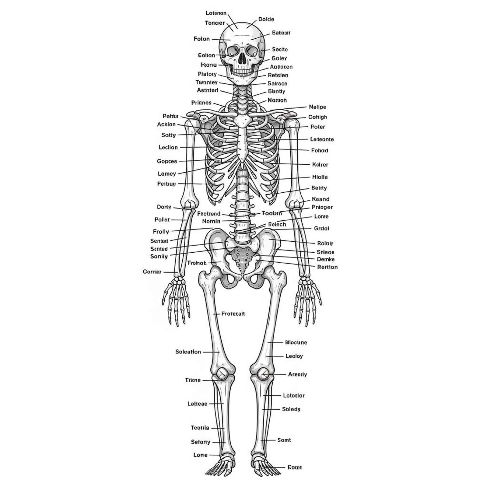 Detailed Skeleton Drawing Tutorials And Art