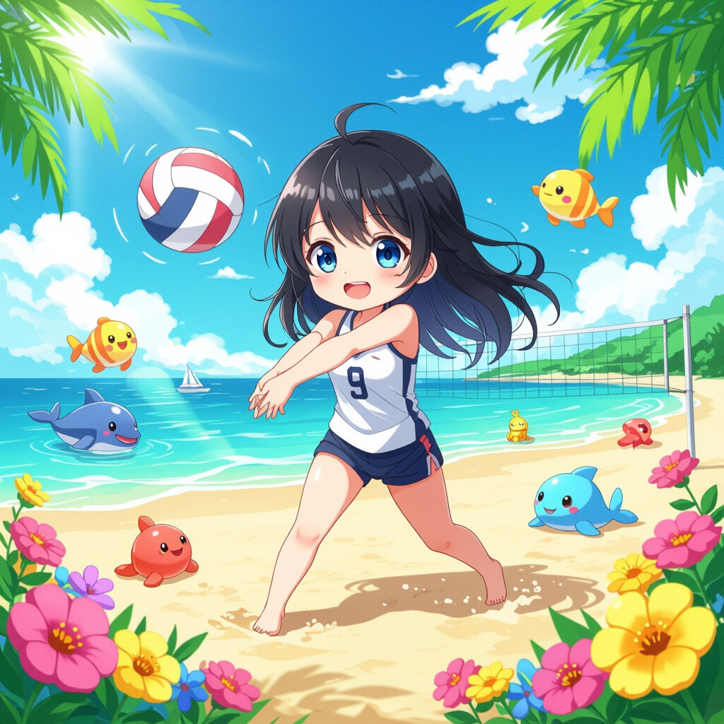 Cute Volleyball Wallpapers - Create Your Own AI Art