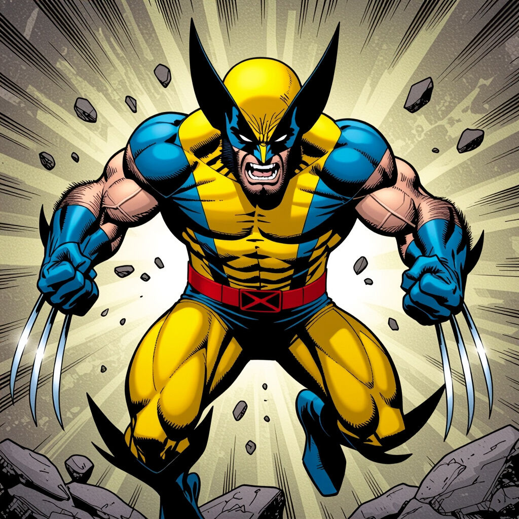 Wolverine Comic Art - Create Your Own Fan Art