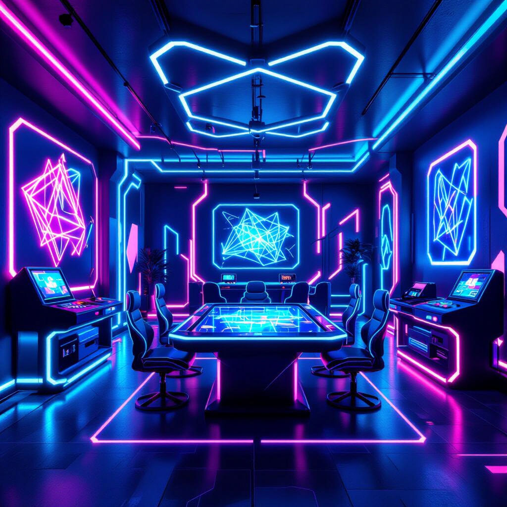 Game Room Wall Art - Create Unique Decor With AI