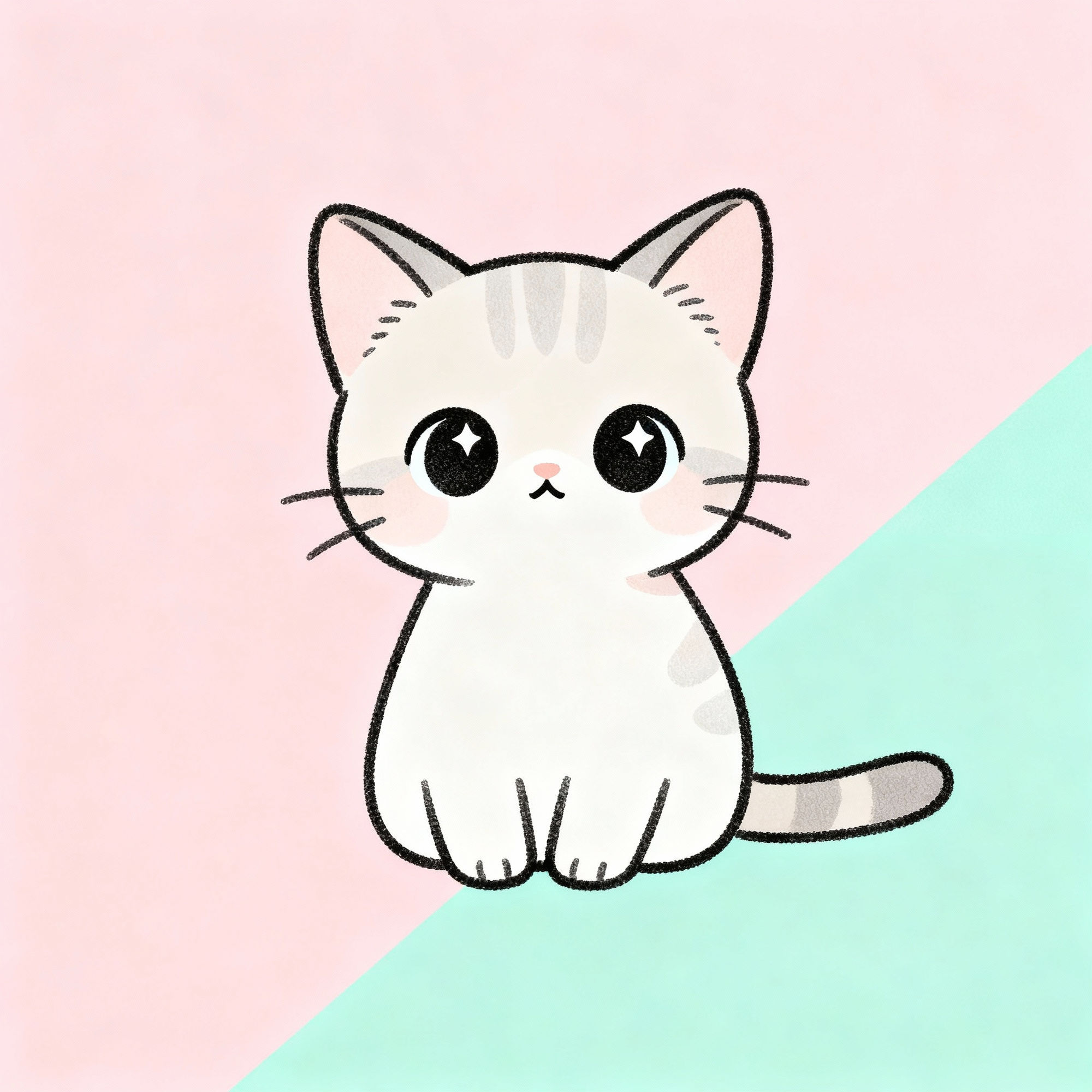Small Cat Drawings - Adorable AI Art