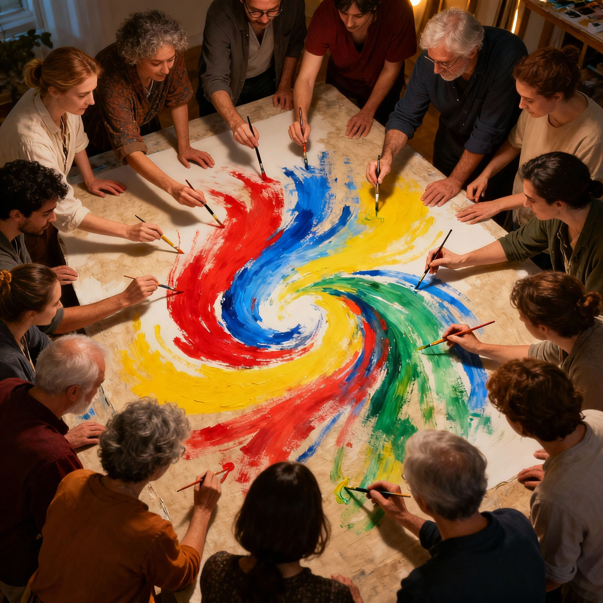 Teamwork Drawings - Create Collaborative Art With AI