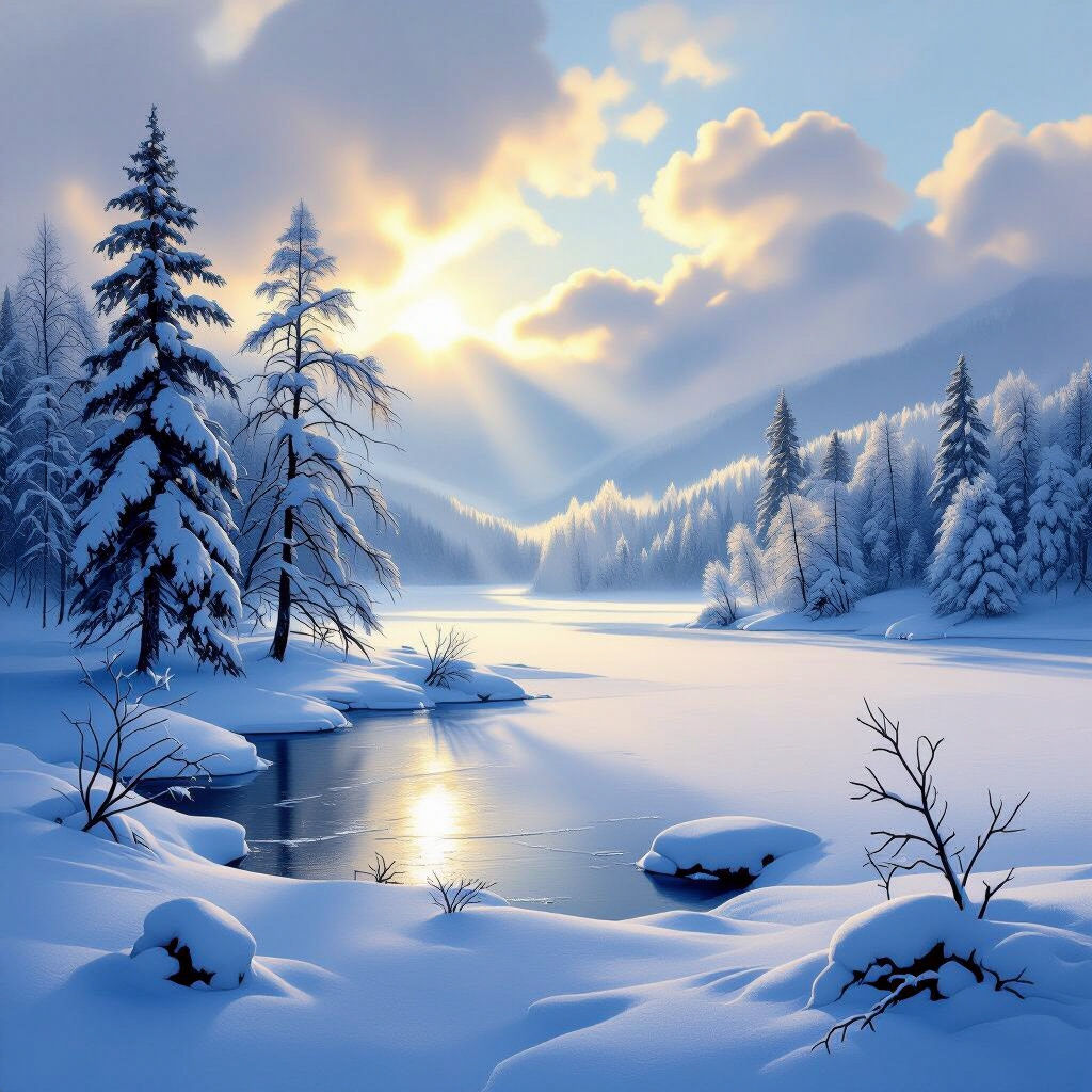 AI-generated Pictures Of Winter - Create Your Own Winter Wonderland