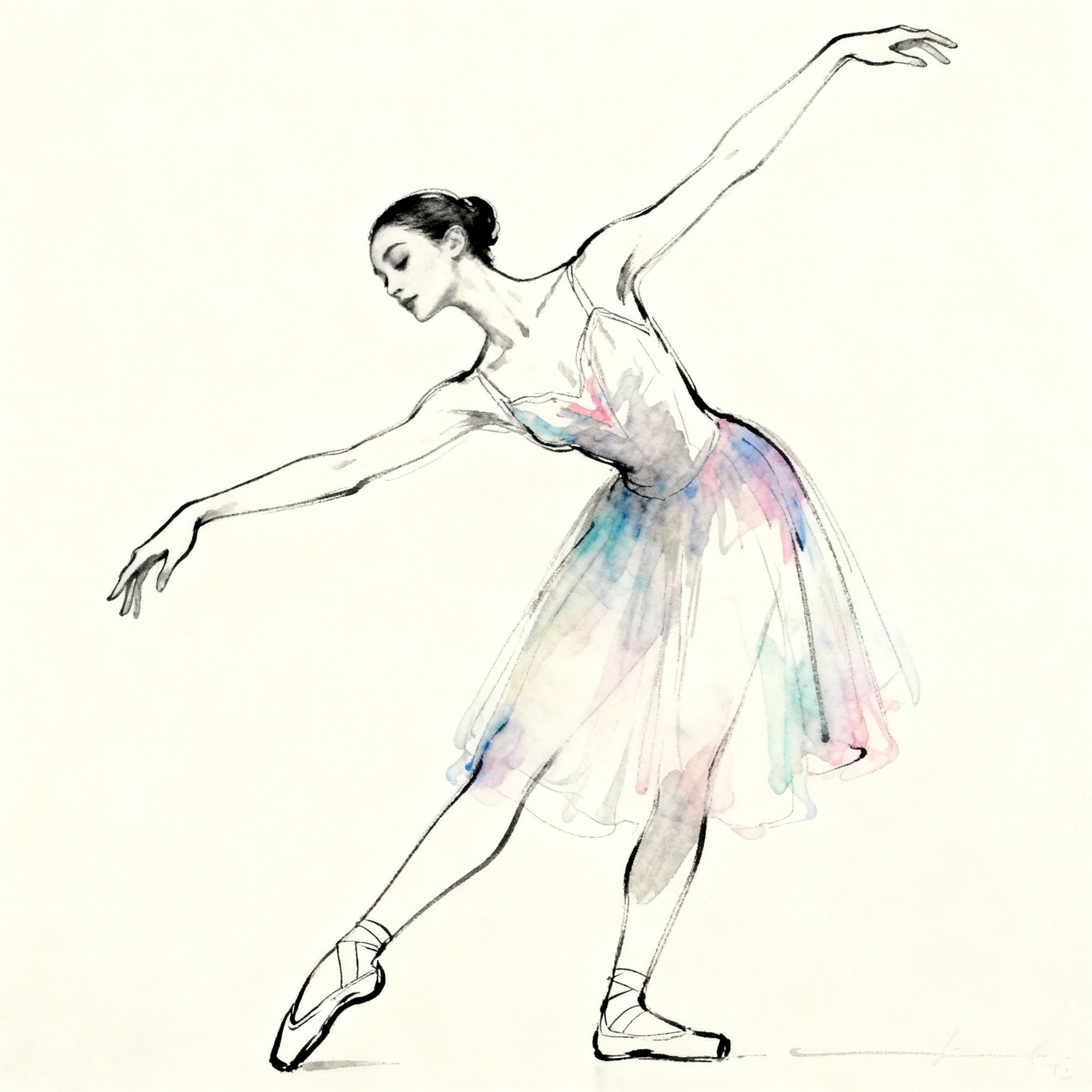 Easy Dance Drawings - AI Art Generator