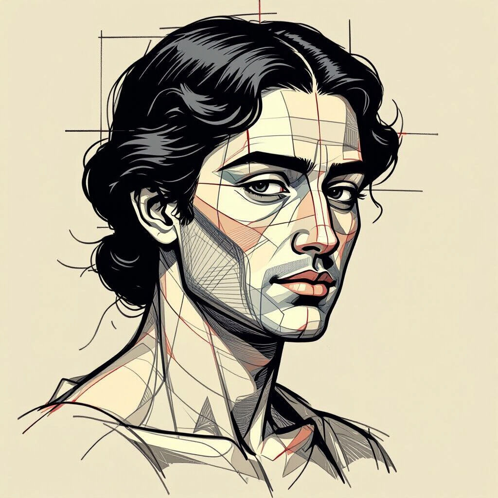 Loomis Drawing Method Art - AI Generated Examples