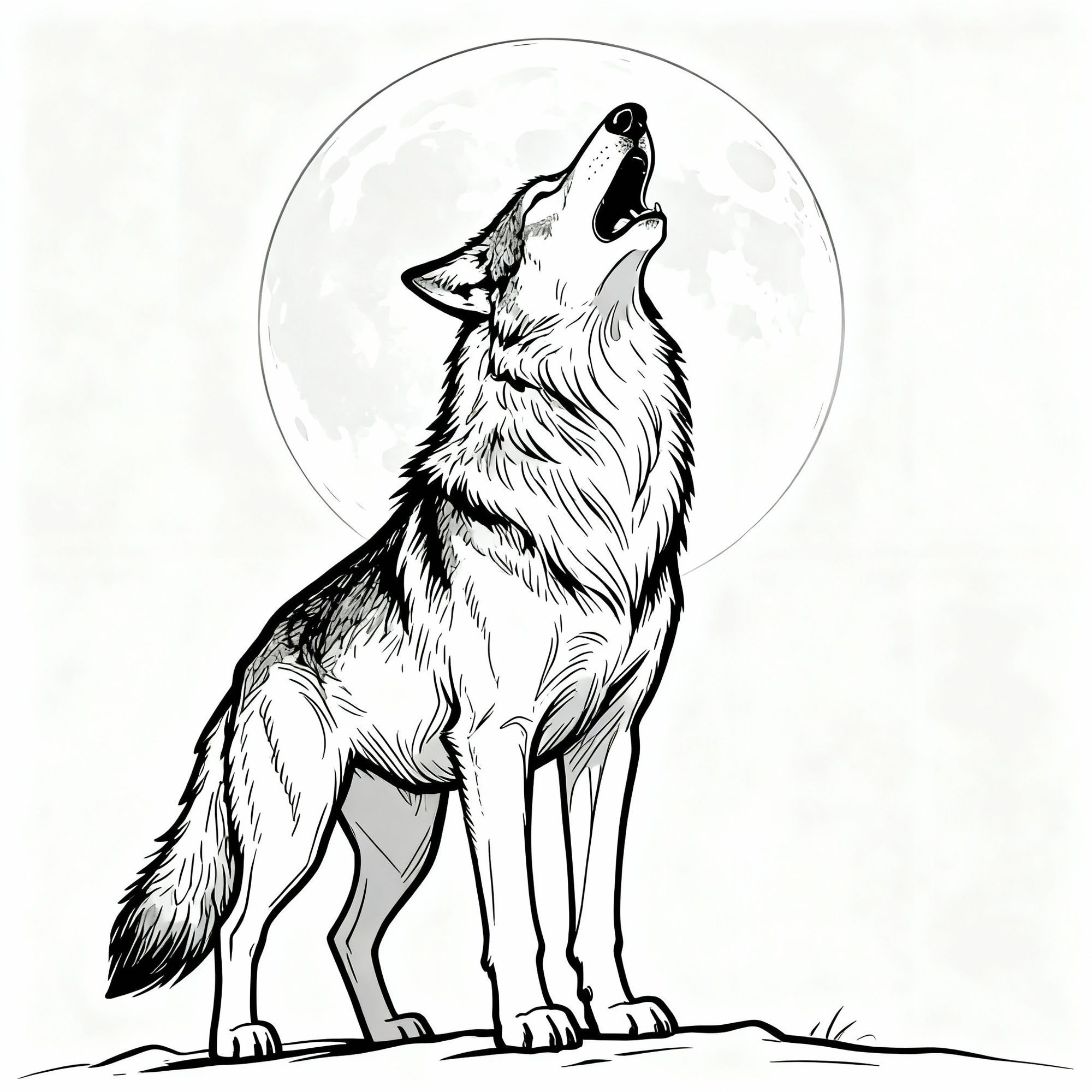 Cool Wolf Drawings - Easy AI Art Generator