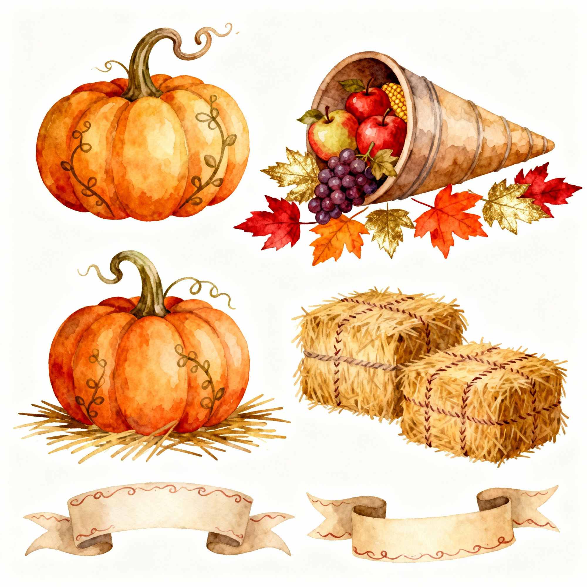 Fall Festival Clip Art - Create Your Own Autumn Graphics
