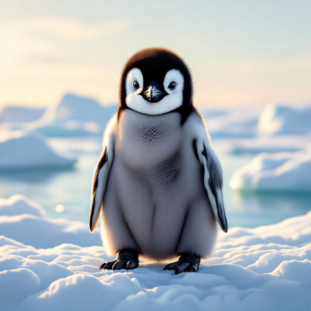 Realistic Penguin Drawings - AI Generated Art