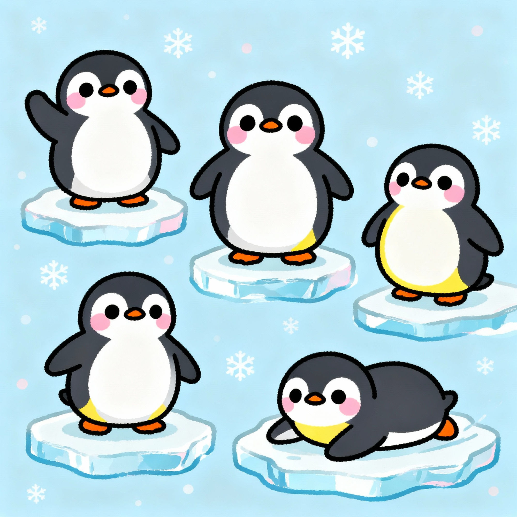 Easy Cute Penguin Drawings - Made With AI
