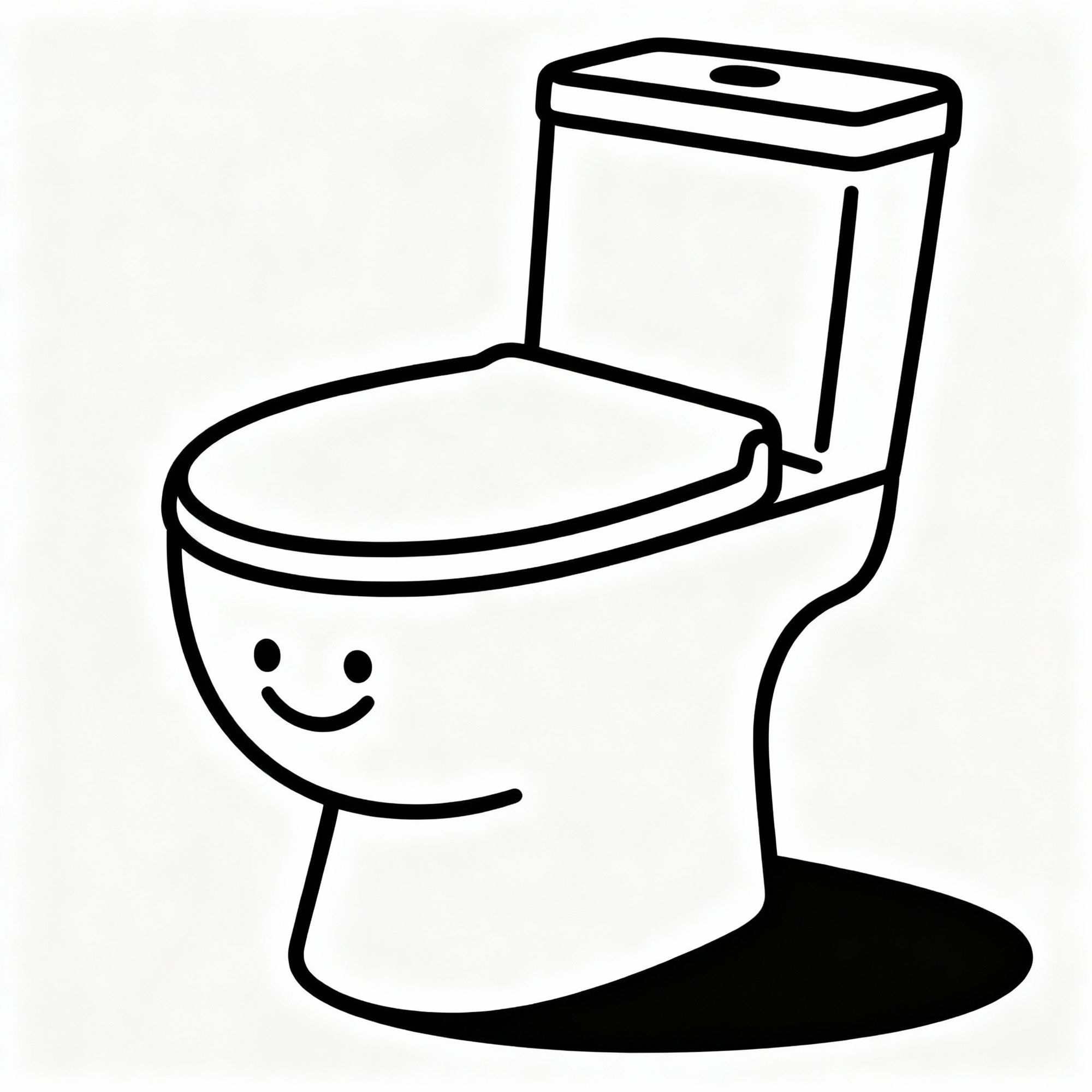 Easy Toilet Drawing - Create & Inspire