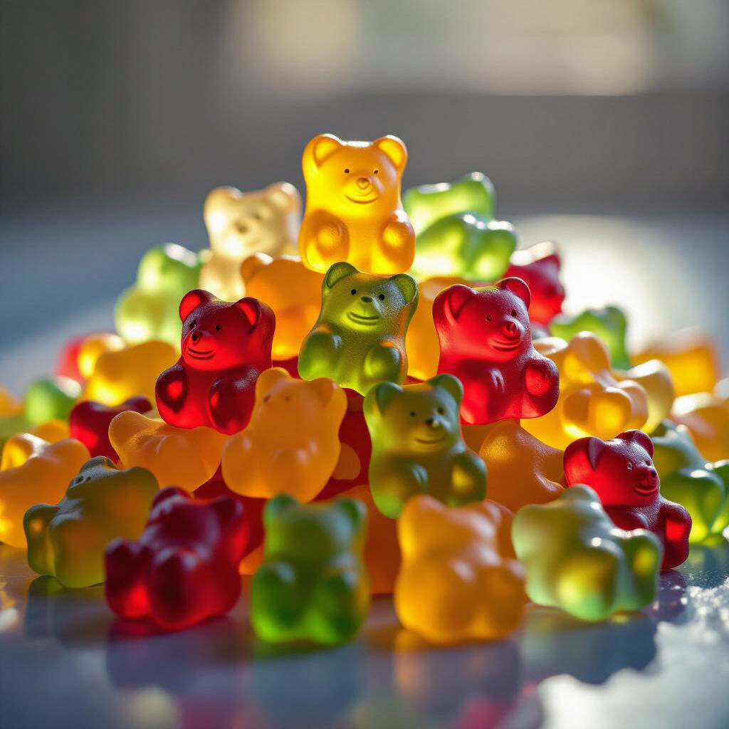 Gummy Bear Wallpaper - Cute AI Generated Designs